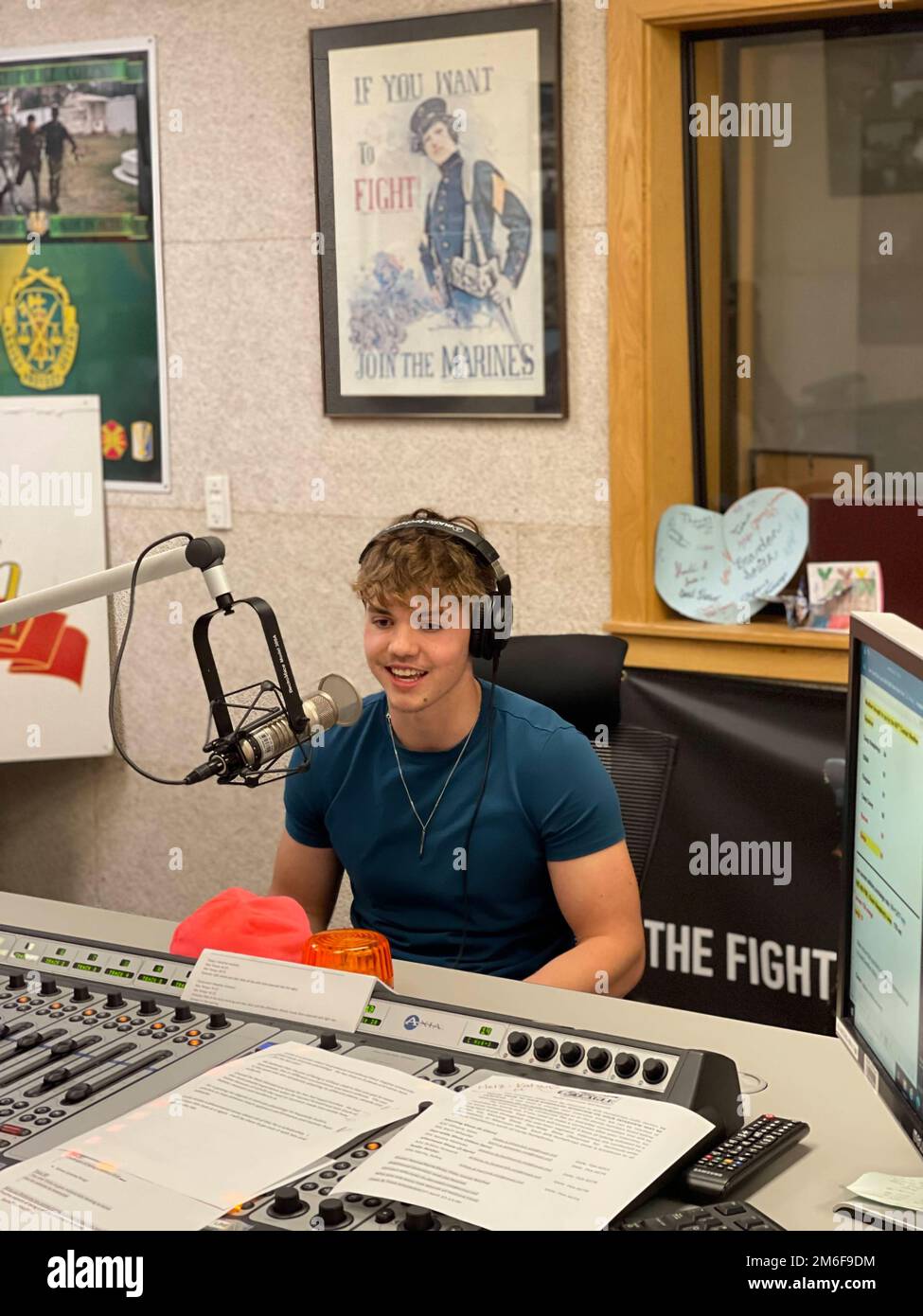 Lucas Bochat appeared on AFN Radio to discuss his experiences as a ...