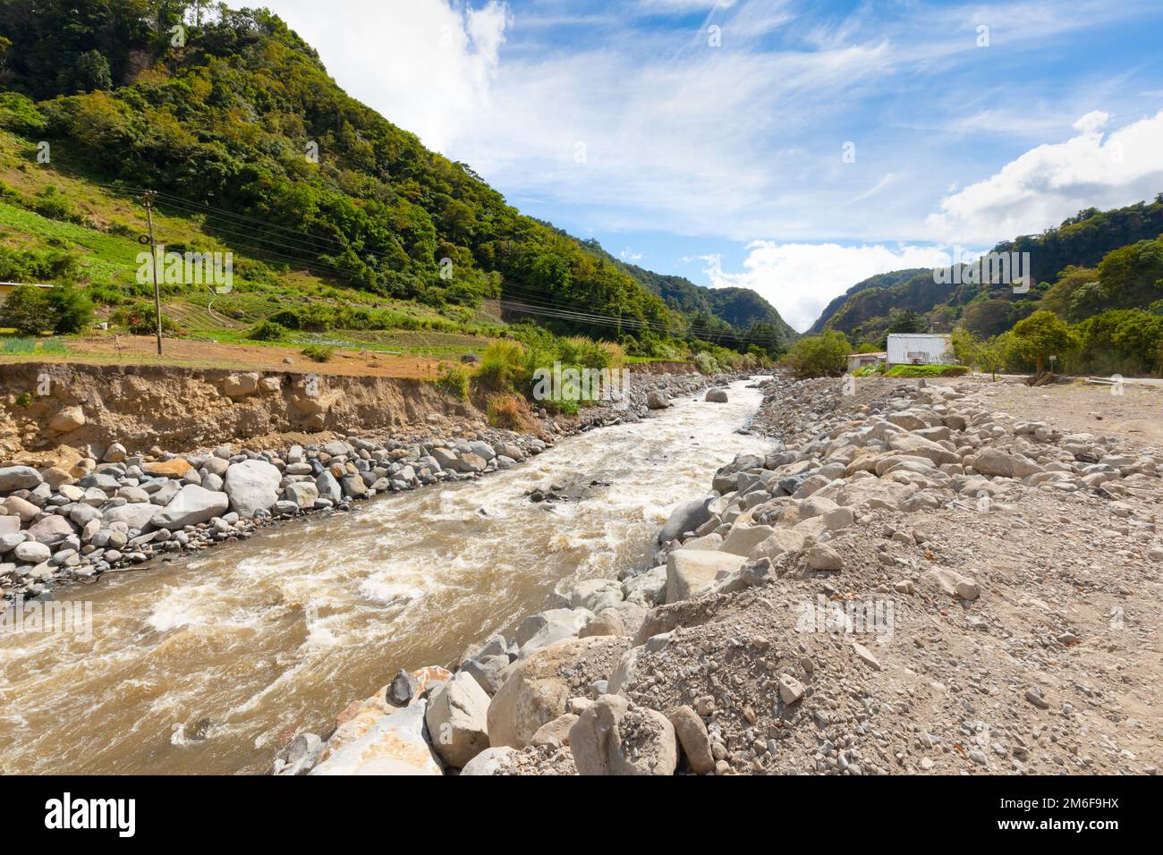 Panama Cerro Punta, Old Chiriqui creek Stock Photo - Alamy