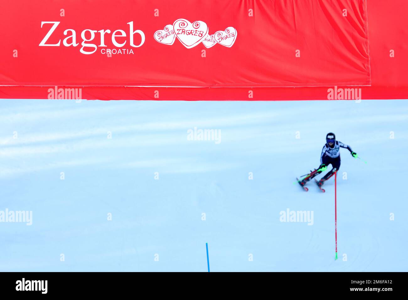 ZAGREB, CROATIA - JANUARY 04: General view of Finish arena during Audi ...