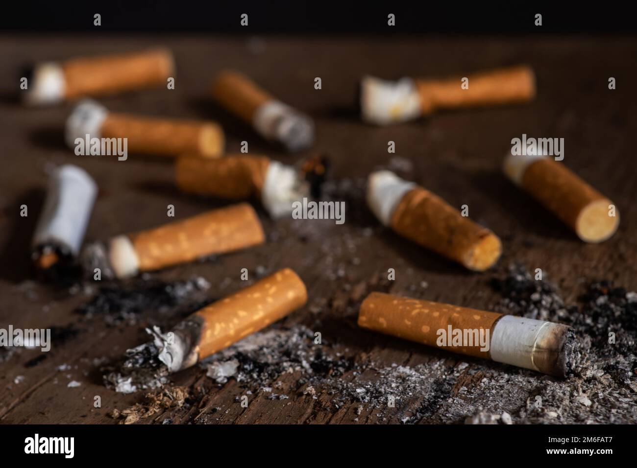 Cigarettes were burnt and smoking. World No Tobacco Day falls on May 31 ...