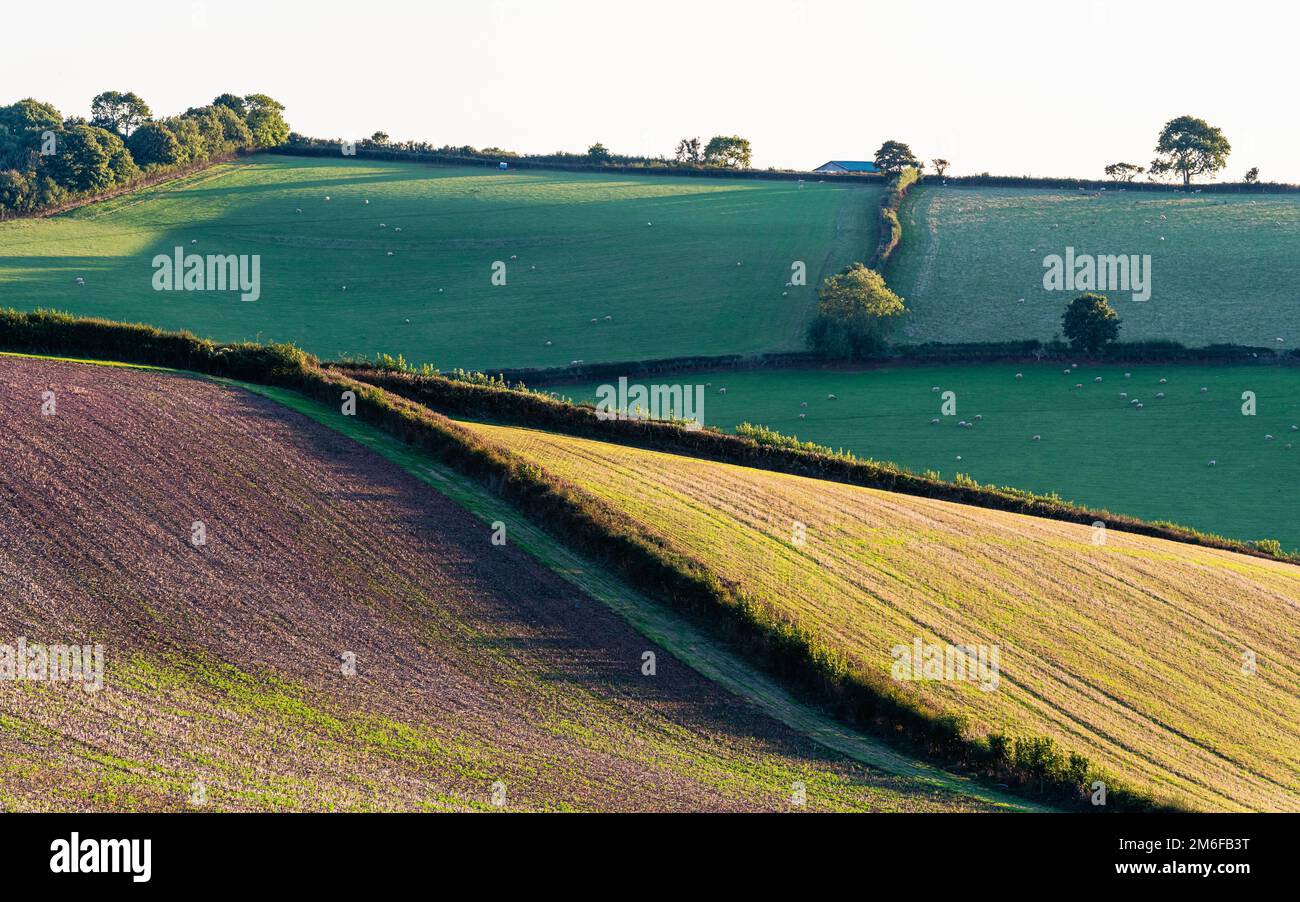 Aerial footage of farms hi-res stock photography and images - Alamy