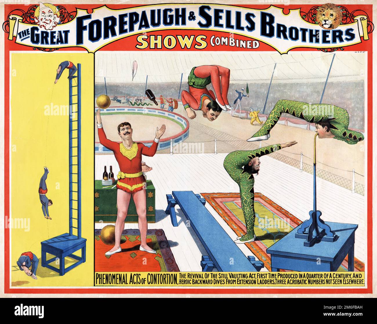 The great Forepaugh & Sells Brothers shows combined. Phenomenal acts of ...
