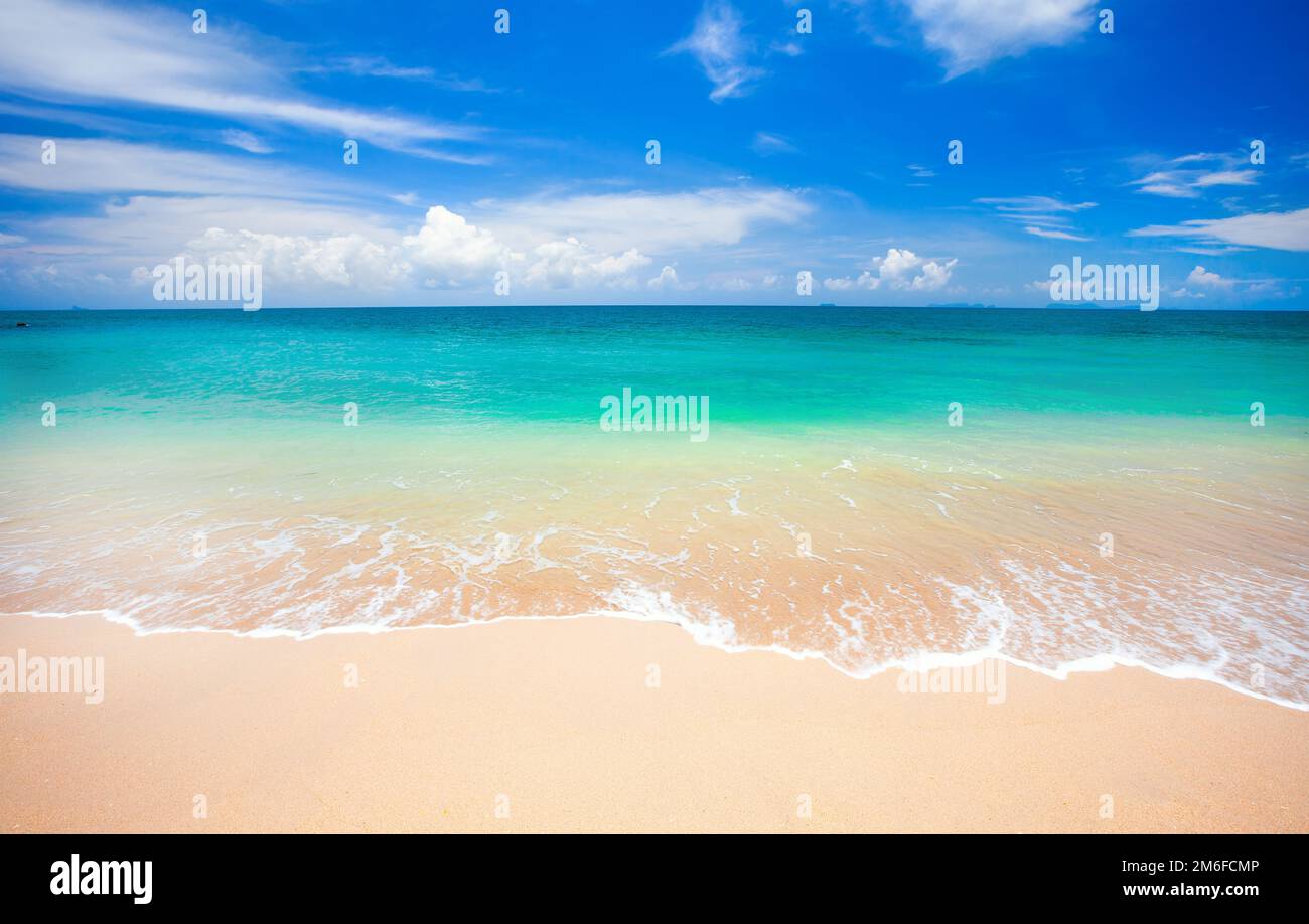 Ocean sandy beach beautiful sea hi-res stock photography and images - Alamy