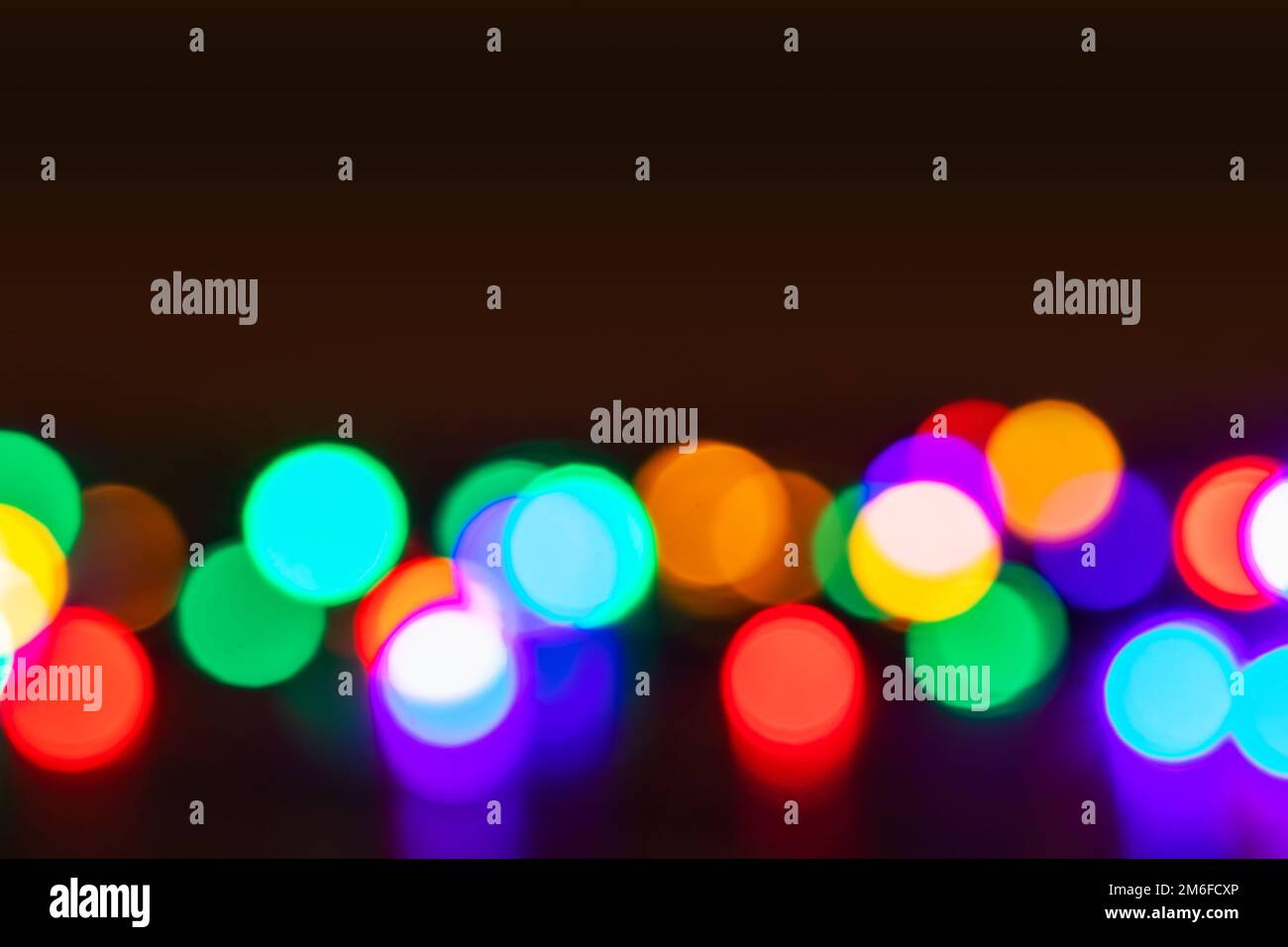 Abstract glare circular bokeh background of Christmas light Stock Photo ...