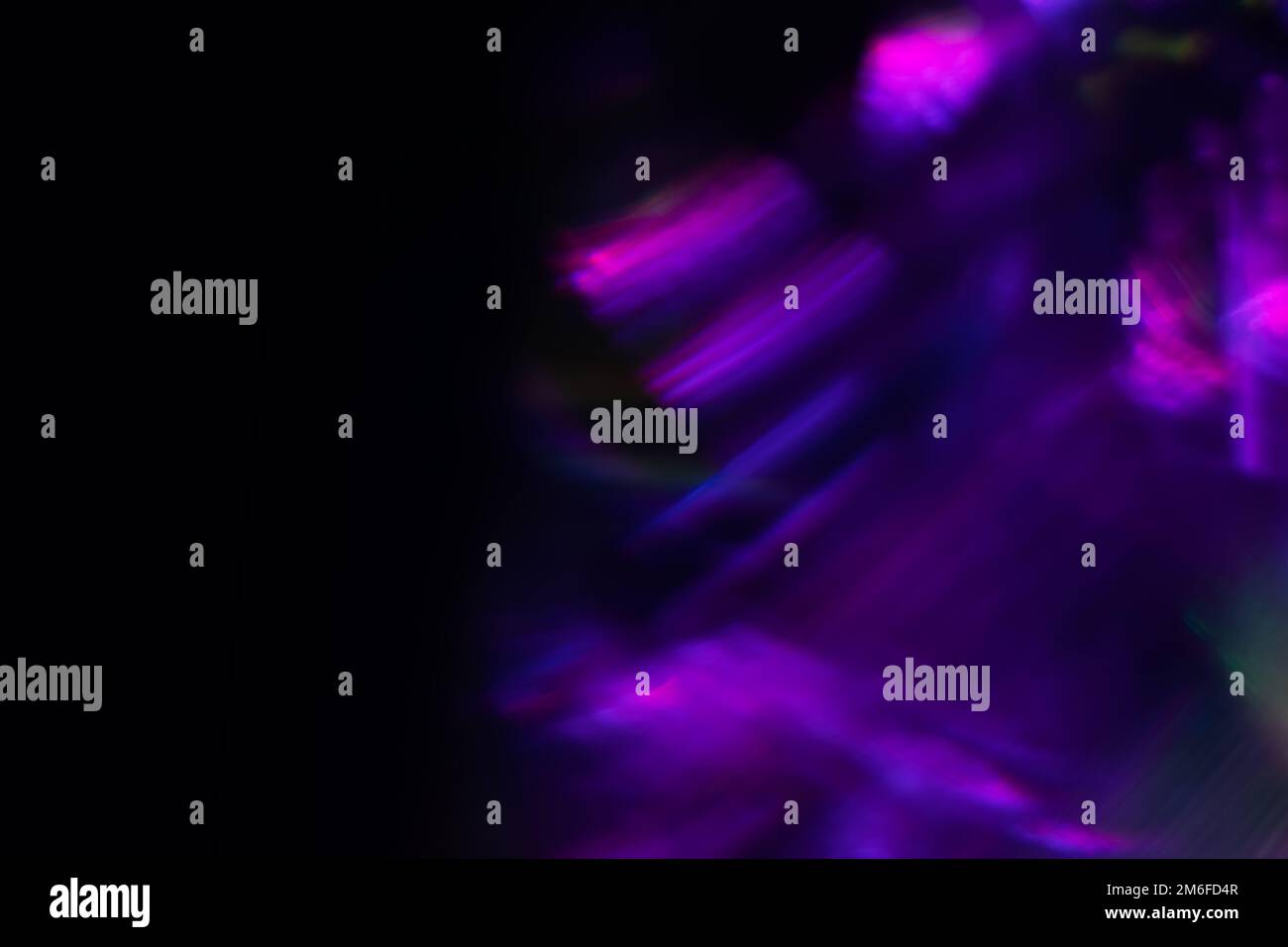 Blur neon light. Lens flare overlay. Bokeh fluorescent flash gleam ...