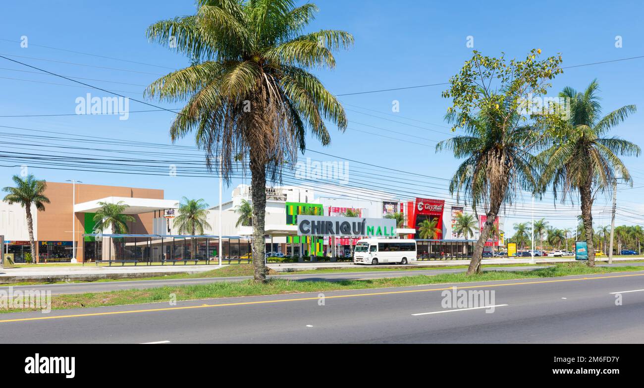 Panama David, City Mall and Chiriqui Mall buildings Stock Photo - Alamy