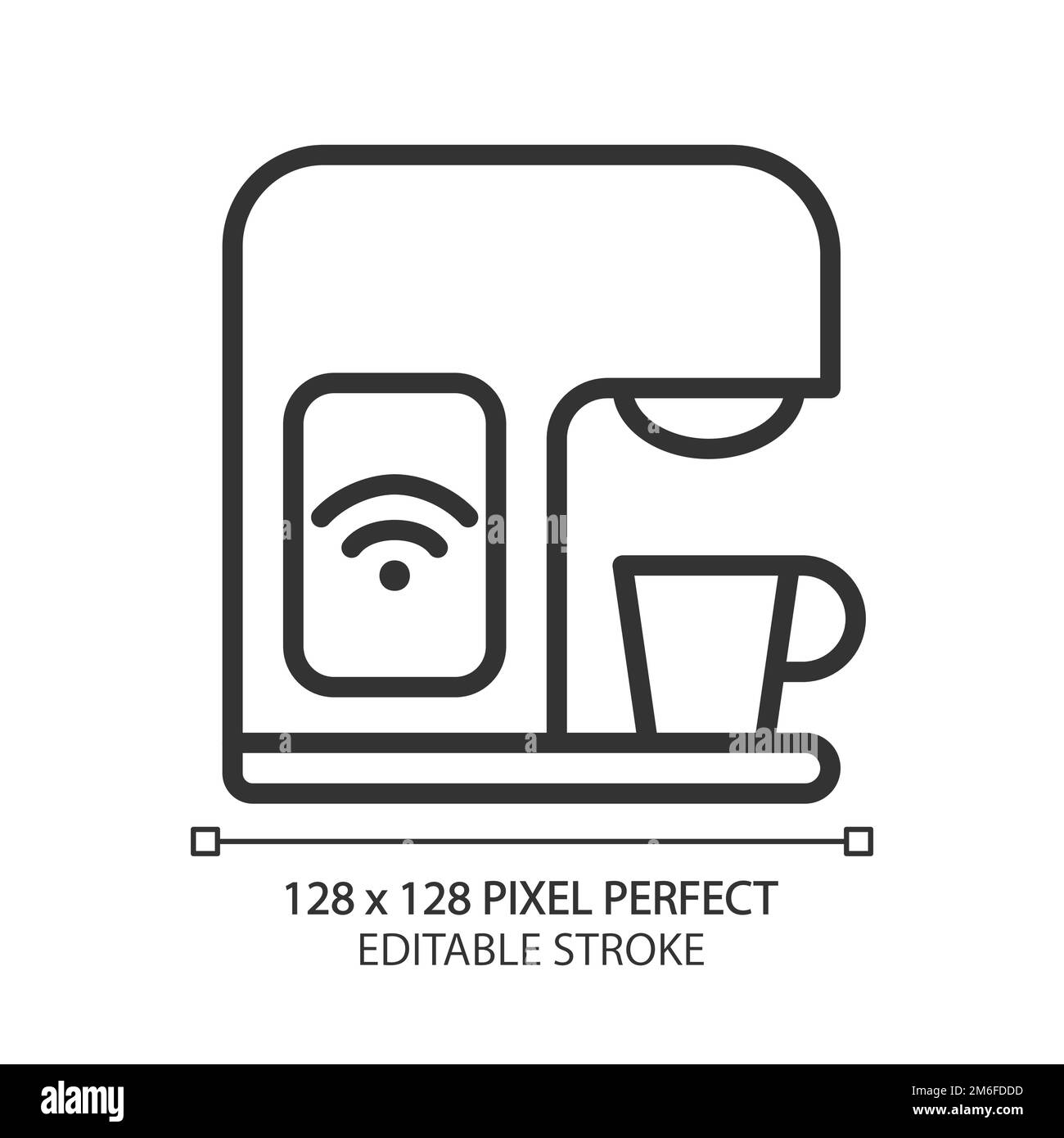 Smart coffee machine pixel perfect linear icon Stock Vector Image & Art ... Smart coffee machine pixel perfect linear icon Stock Vector Image & Art ...