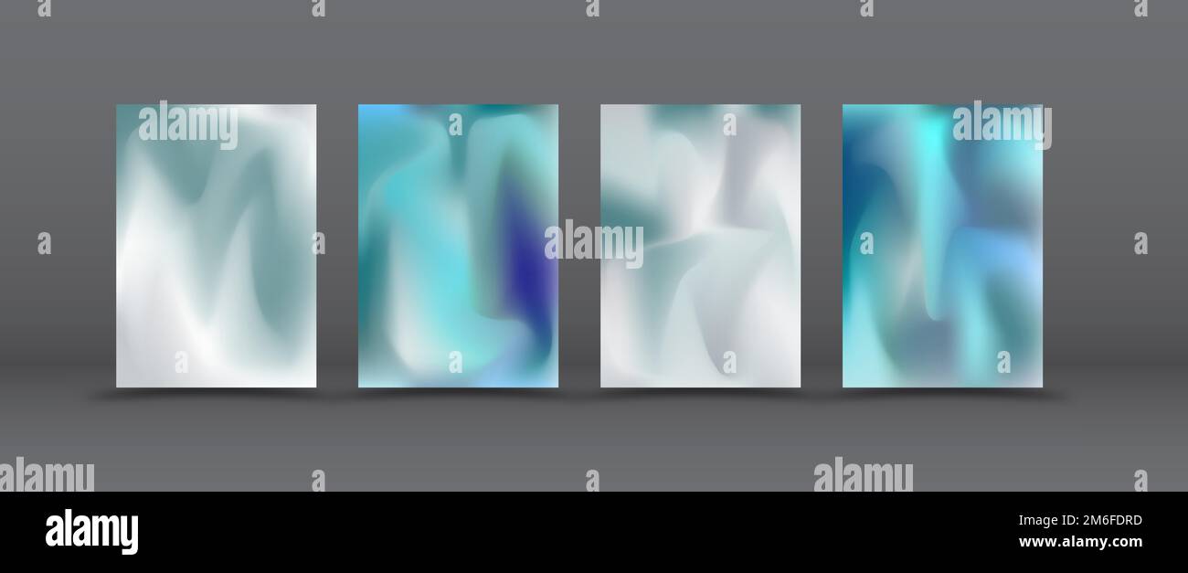 A-4 format design templates. A set of layouts for book covers ...