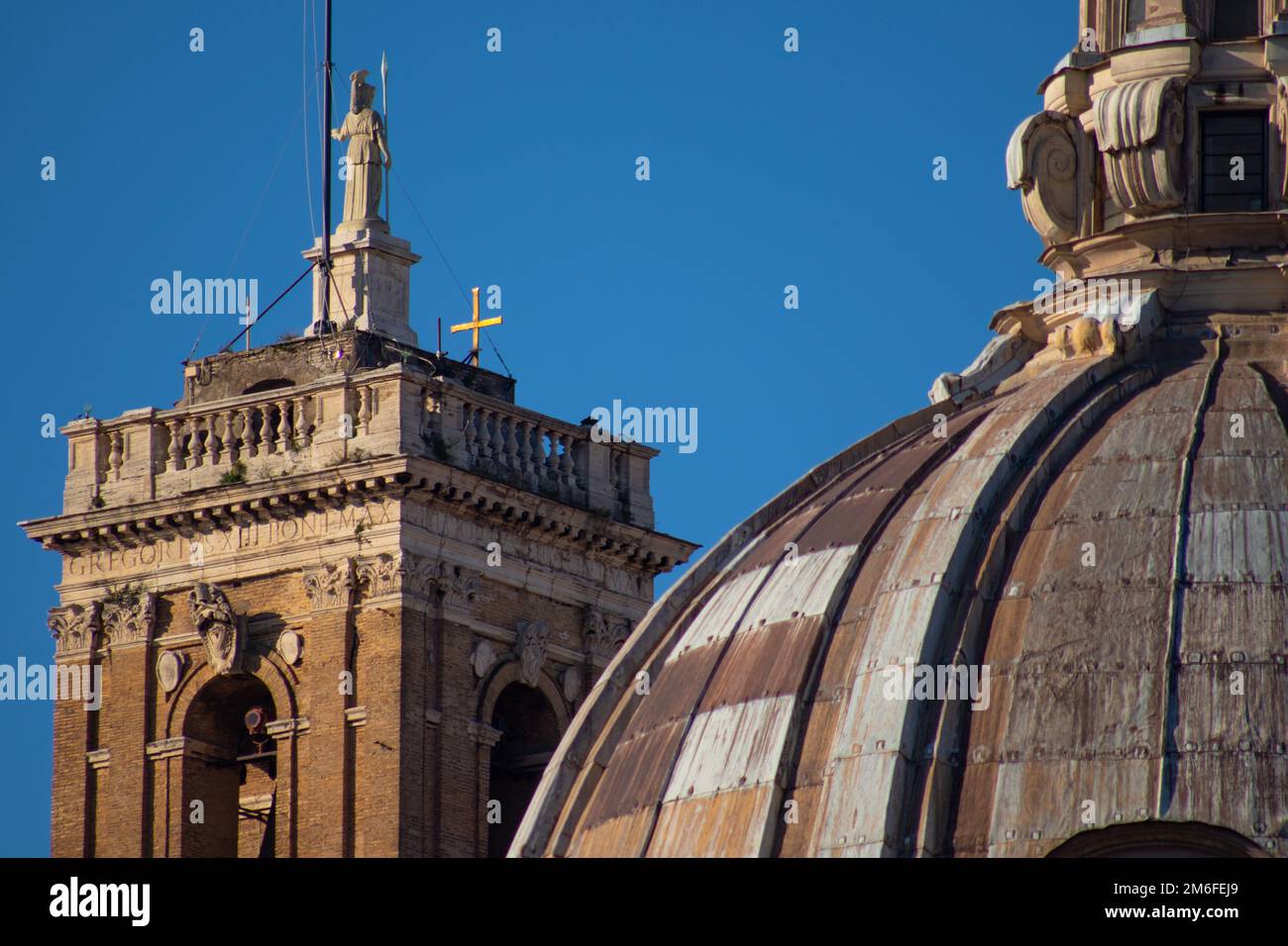 Details of Chiesa Santi Luca e Martina martiri, Rome Italy Stock Photo ...