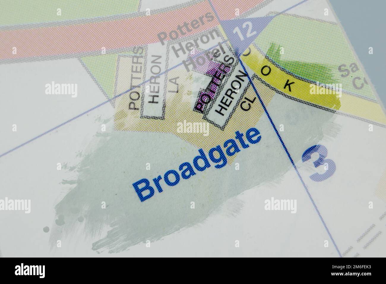 Broadgate village, Hampshire, United Kingdom atlas map town name ...
