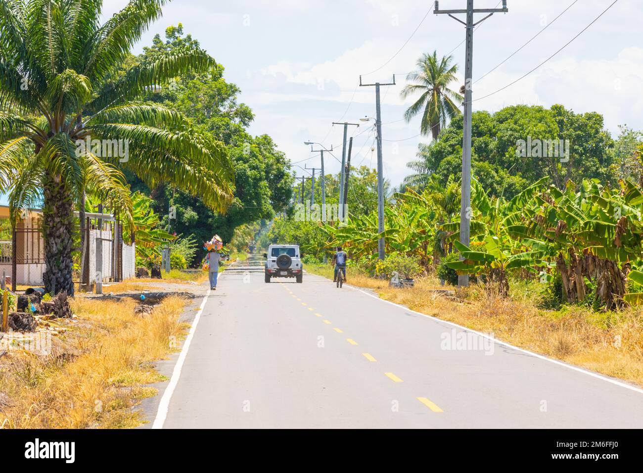 Panama Armuelles Chiriqui province, street life Stock Photo - Alamy