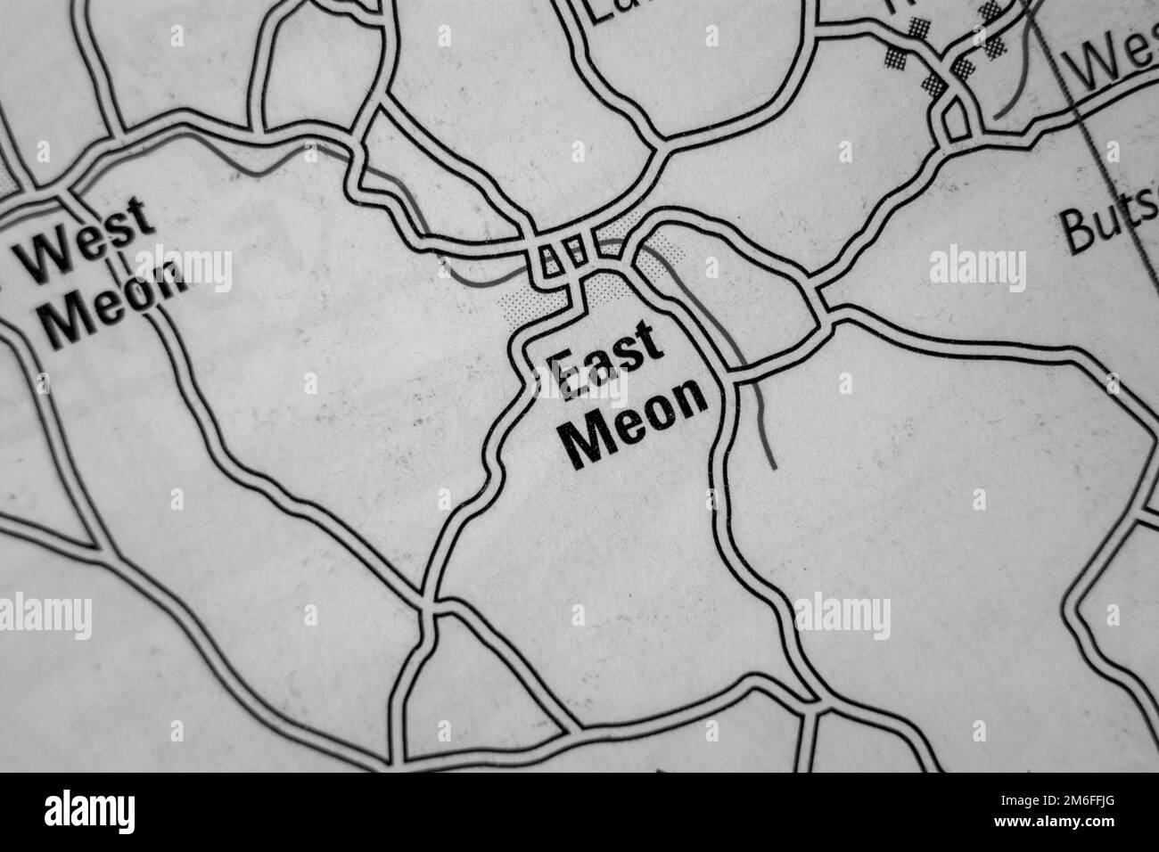 East Meon village, Hampshire, United Kingdom atlas map town name ...