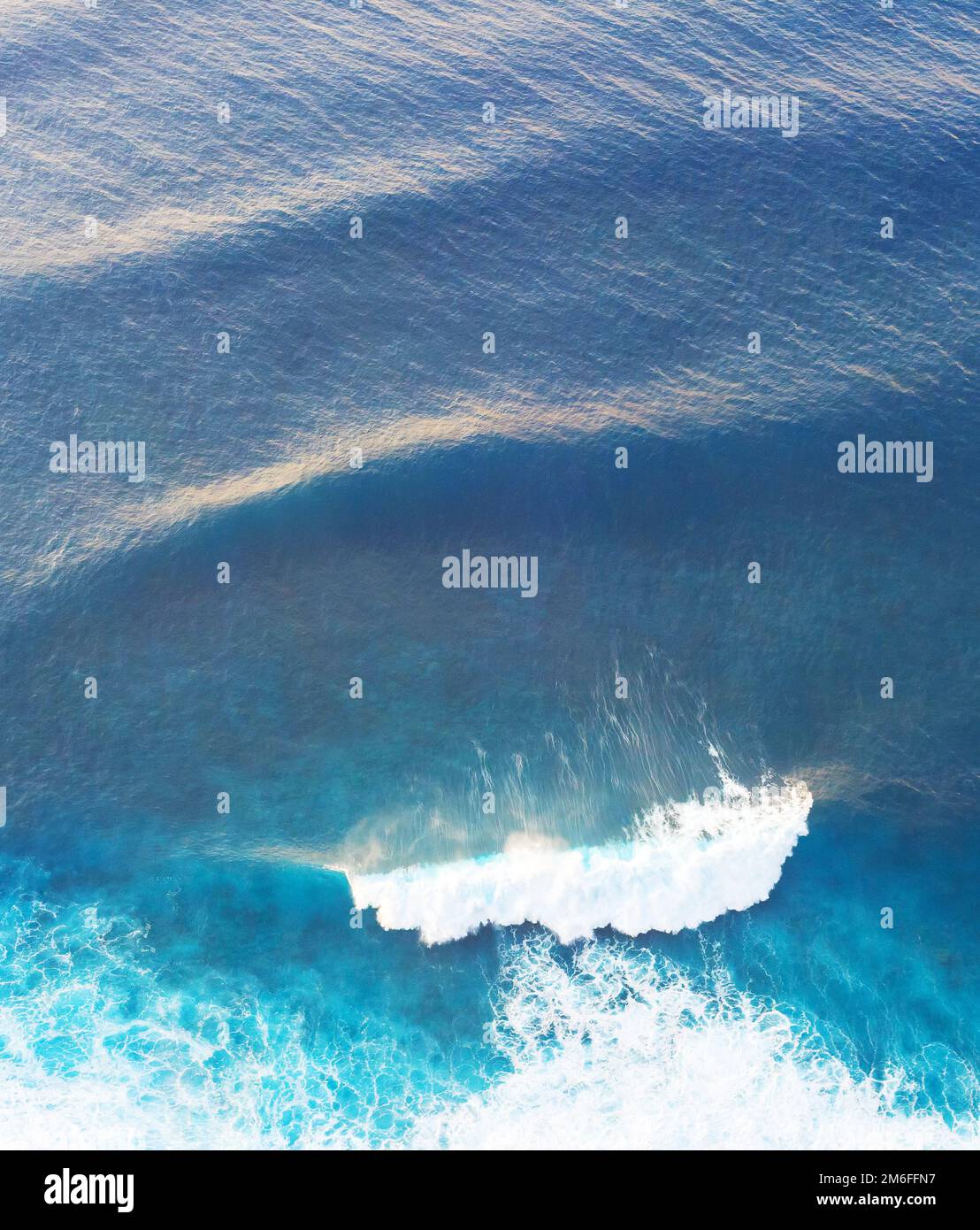 Aerial view ocean wave background Stock Photo - Alamy