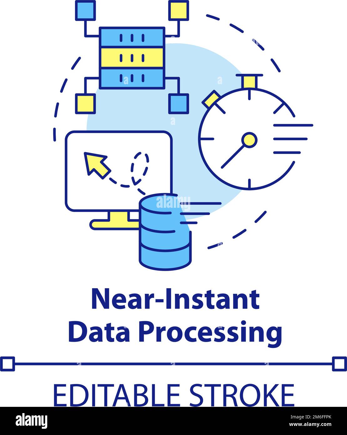 Edge computing data Stock Vector Images - Alamy