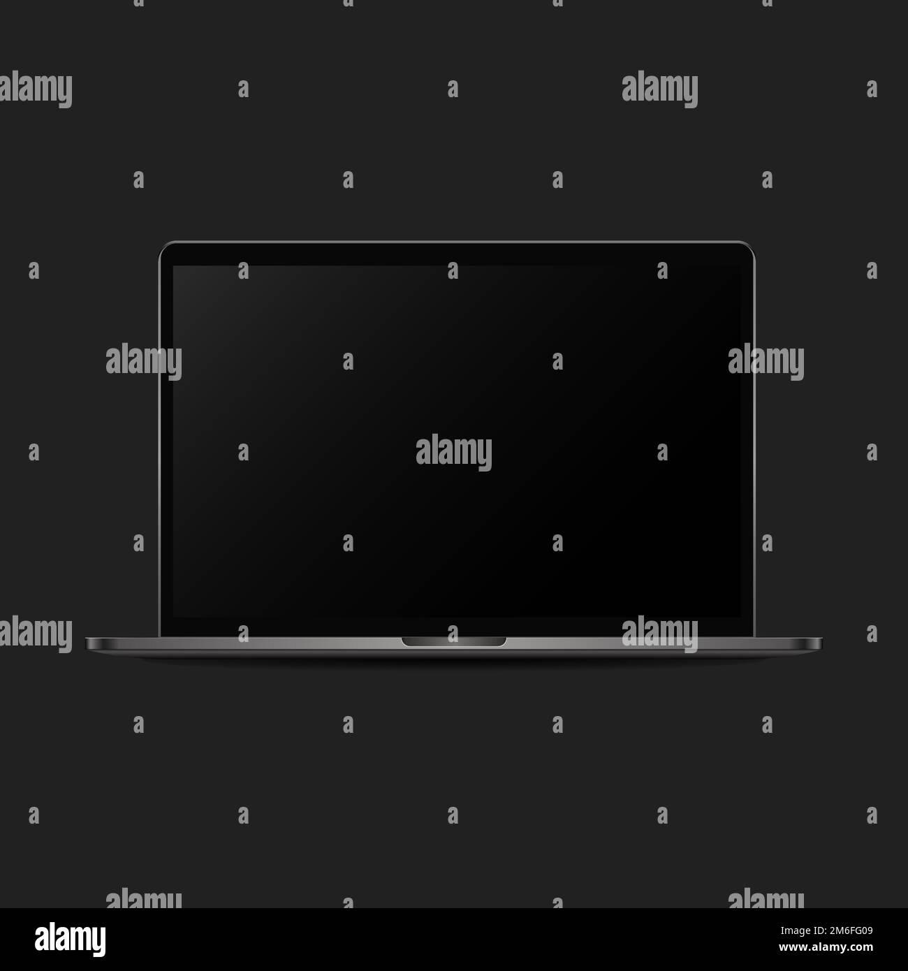 Digital modern notebook screen mockup Stock Vector Image & Art - Alamy