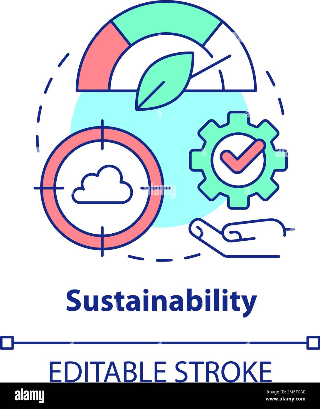 Energy security and environmental sustainability Stock Vector Images ...