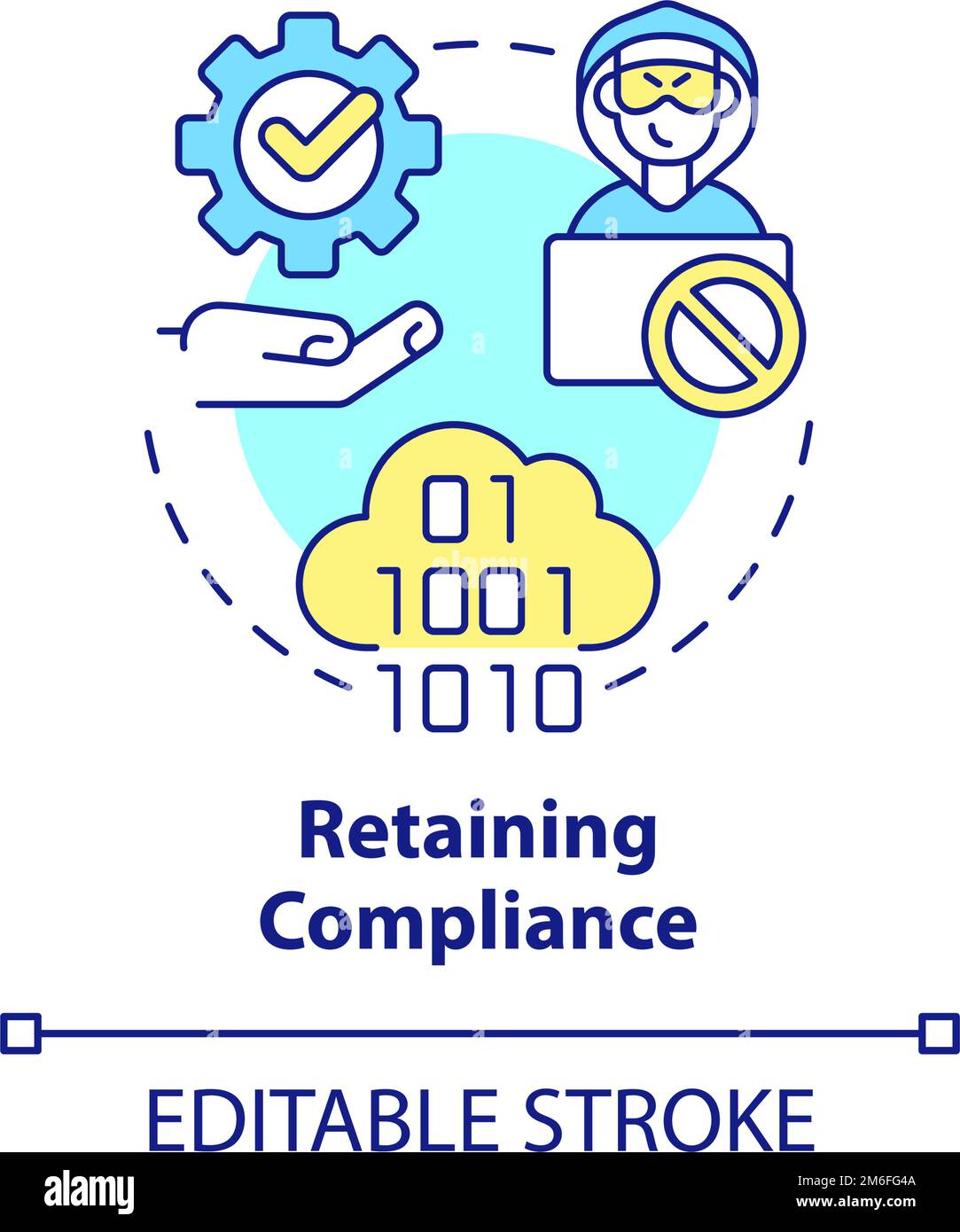 Cybersecurity compliance Stock Vector Images - Alamy