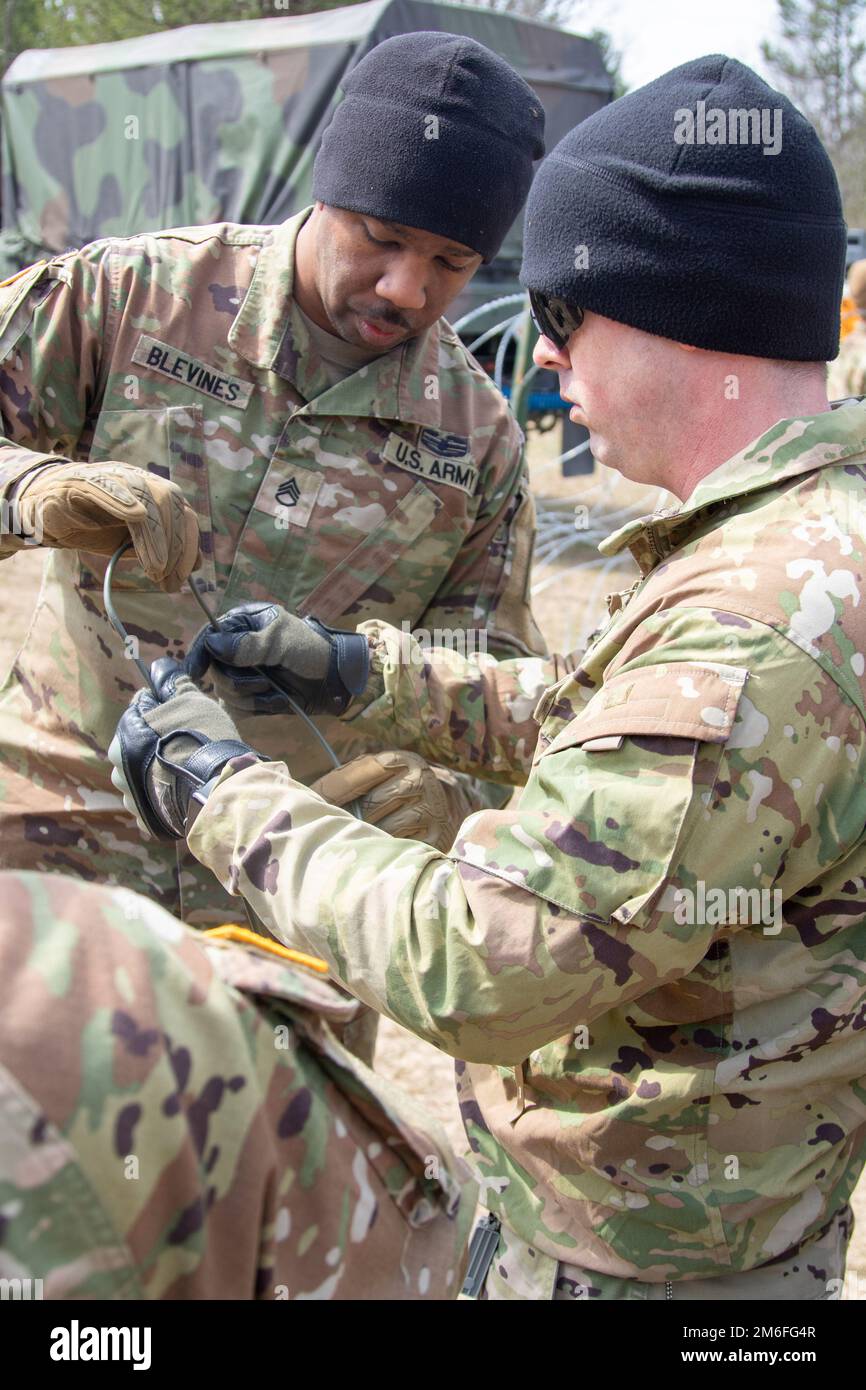 Staff Sgt. Cory Blevins, an observer coach/trainer for 3rd Brigade ...