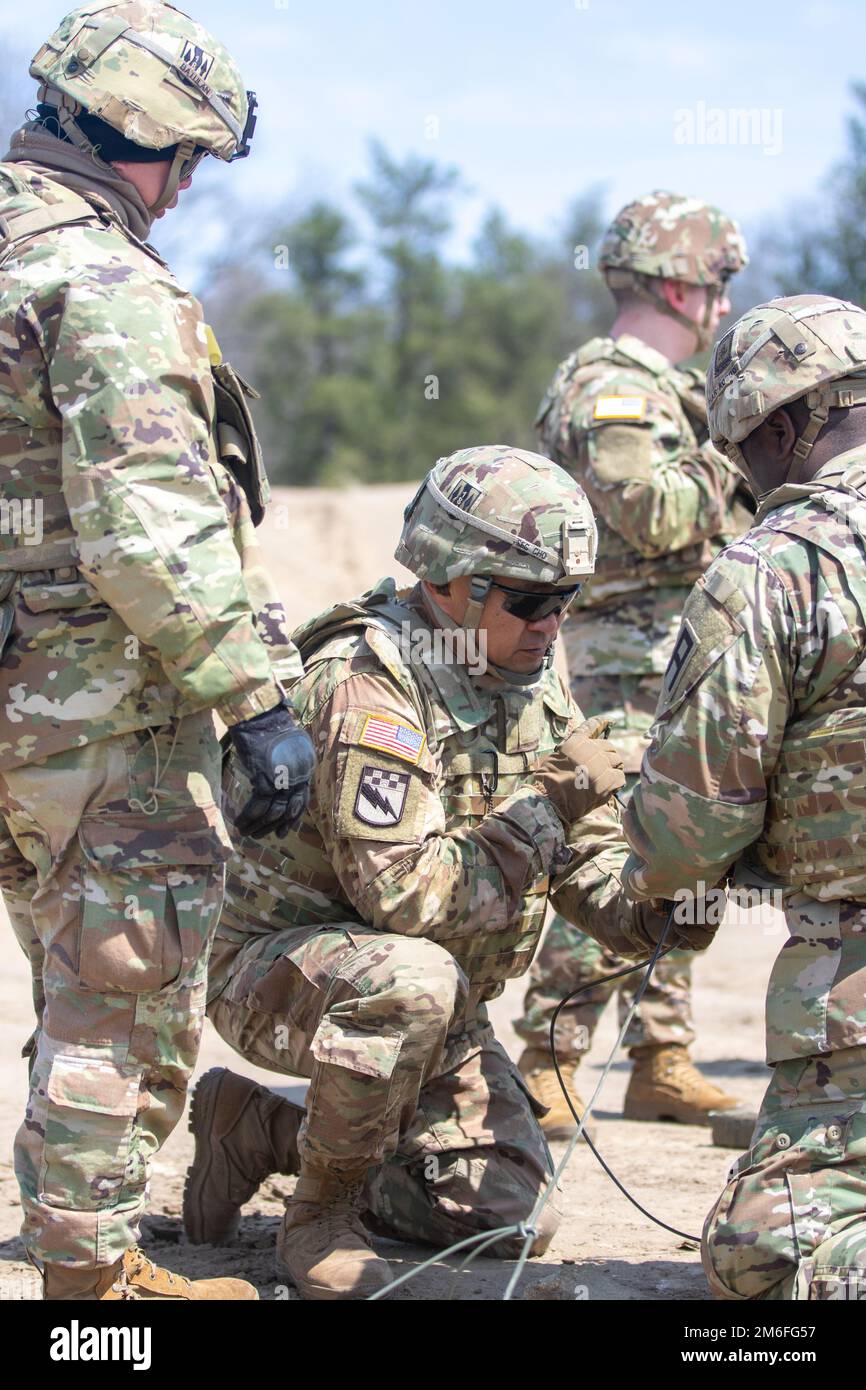 Soldiers of 3rd Brigade Engineer Battalion, 340th Infantry Regiment ...