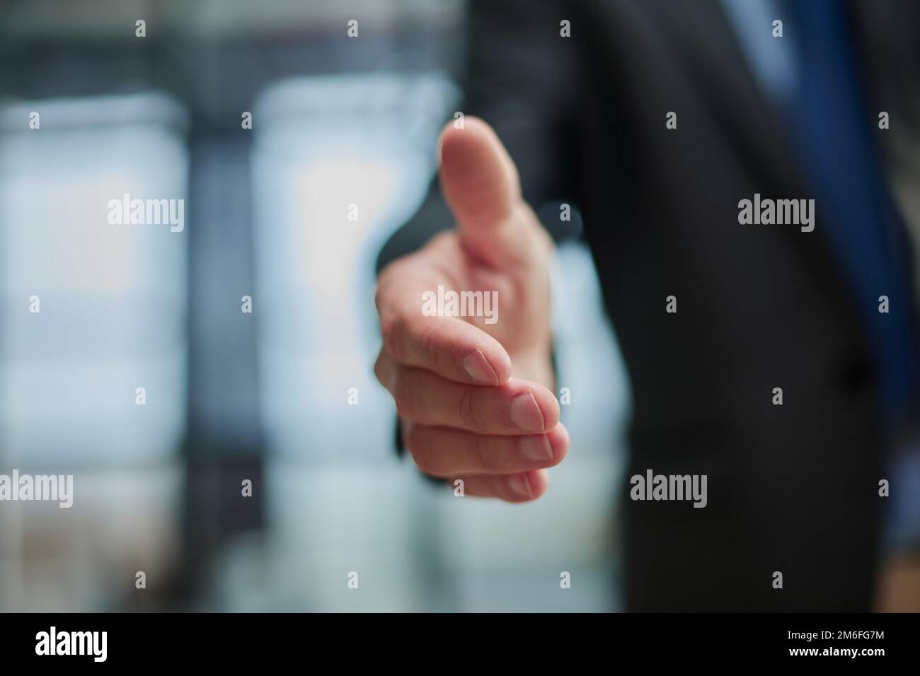 Welcome business. Handshake, business man with shake hands Stock Photo ...