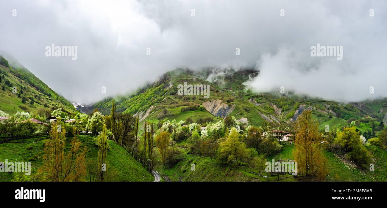 Gudauri resort area Stock Photo - Alamy