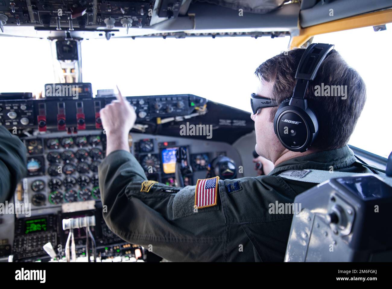 U.S. Air Force Capt. Christopher Trawick, 153d Air Refueling Squadron ...