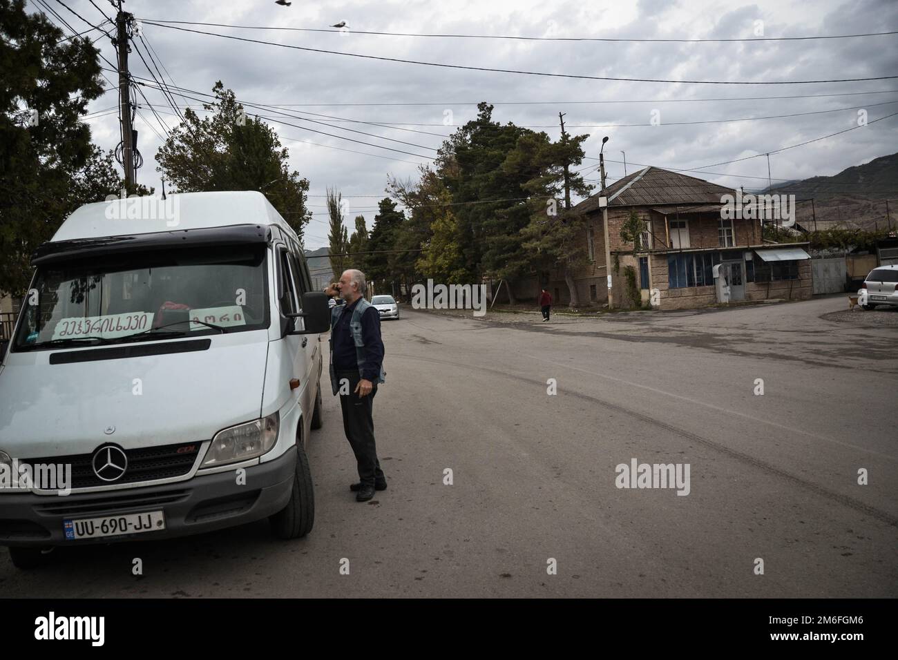 A ride to Mejvriskhevi village, located near the occupied territory ...