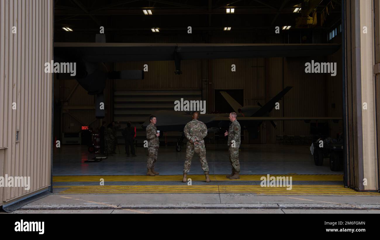 U.S. Air Force Brig. Gen. Michael Conley (left), Combined Force Space ...