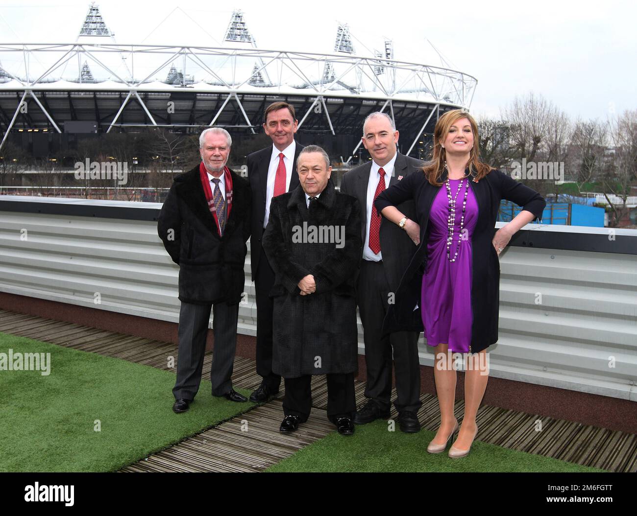 File photo dated 11-02-2011 of West Ham football Club co-owner David ...