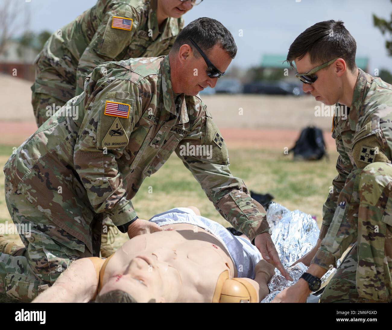 Brig. Gen. Eric S. Strong, the Deputy Commander of the 4th Infantry ...