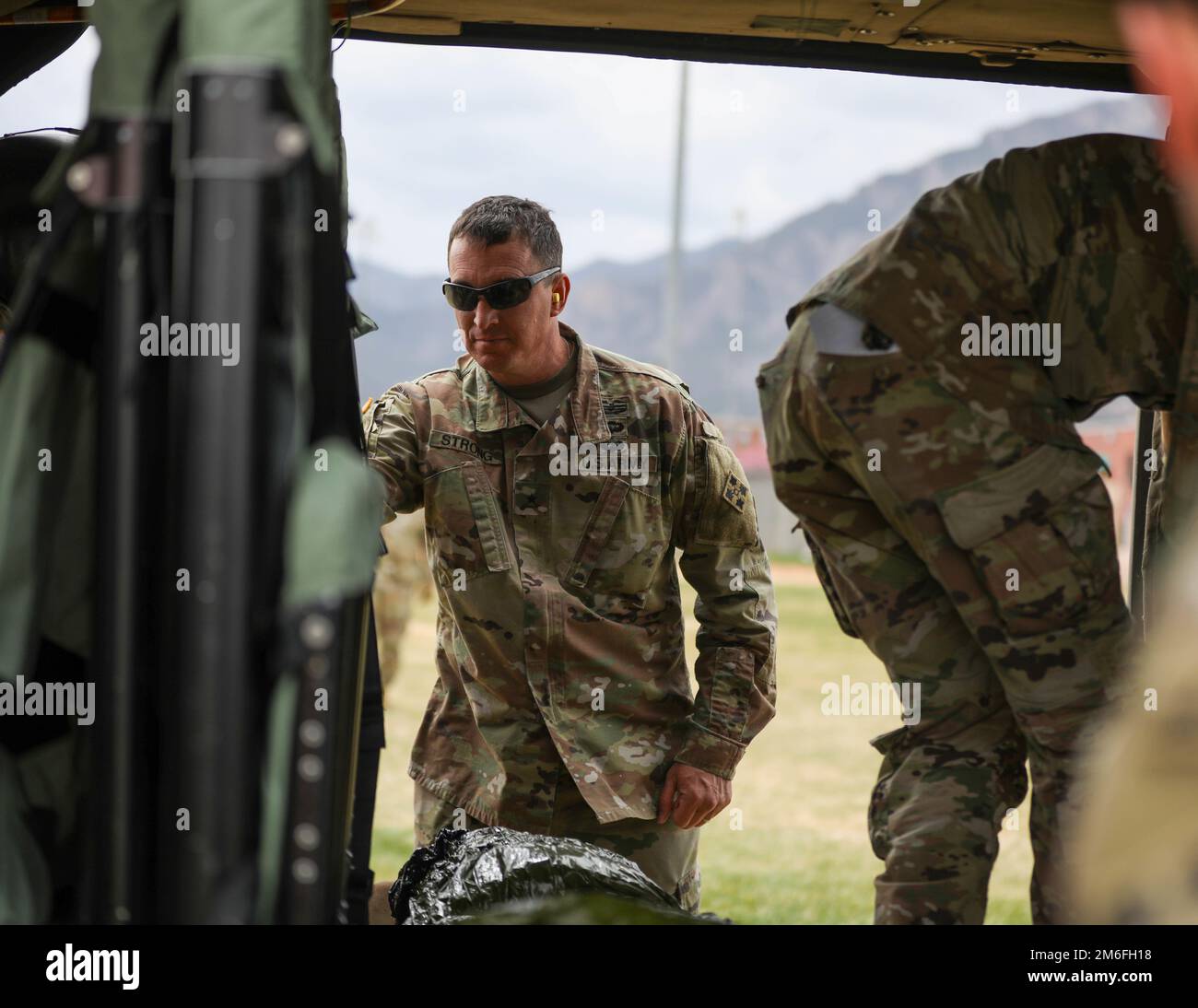 Brig. Gen. Eric S. Strong, the Deputy Commander of the 4th Infantry ...