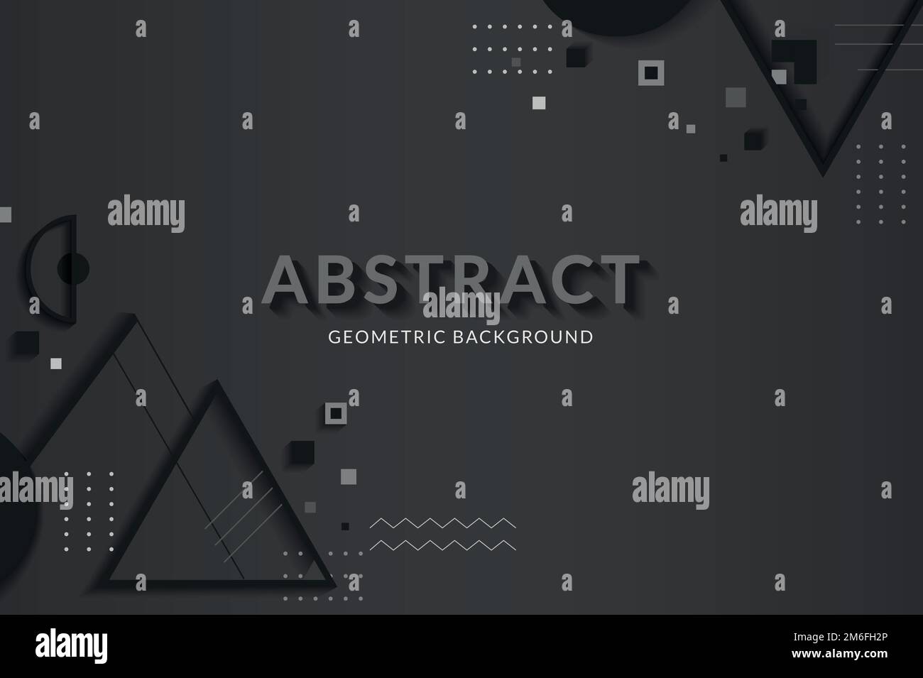 Dark gray abstract geometric background vector Stock Vector Image & Art ...