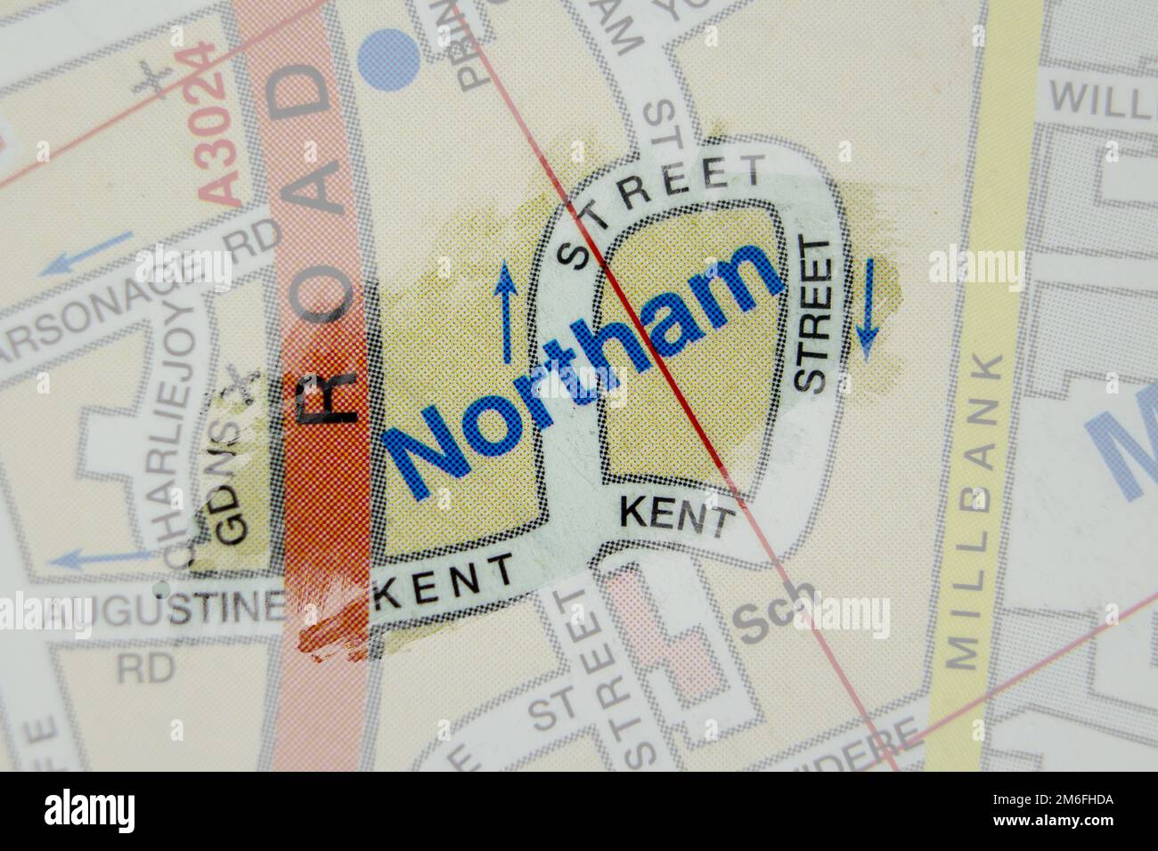 Notham District of the port city of Southampton, Hampshire, United ...