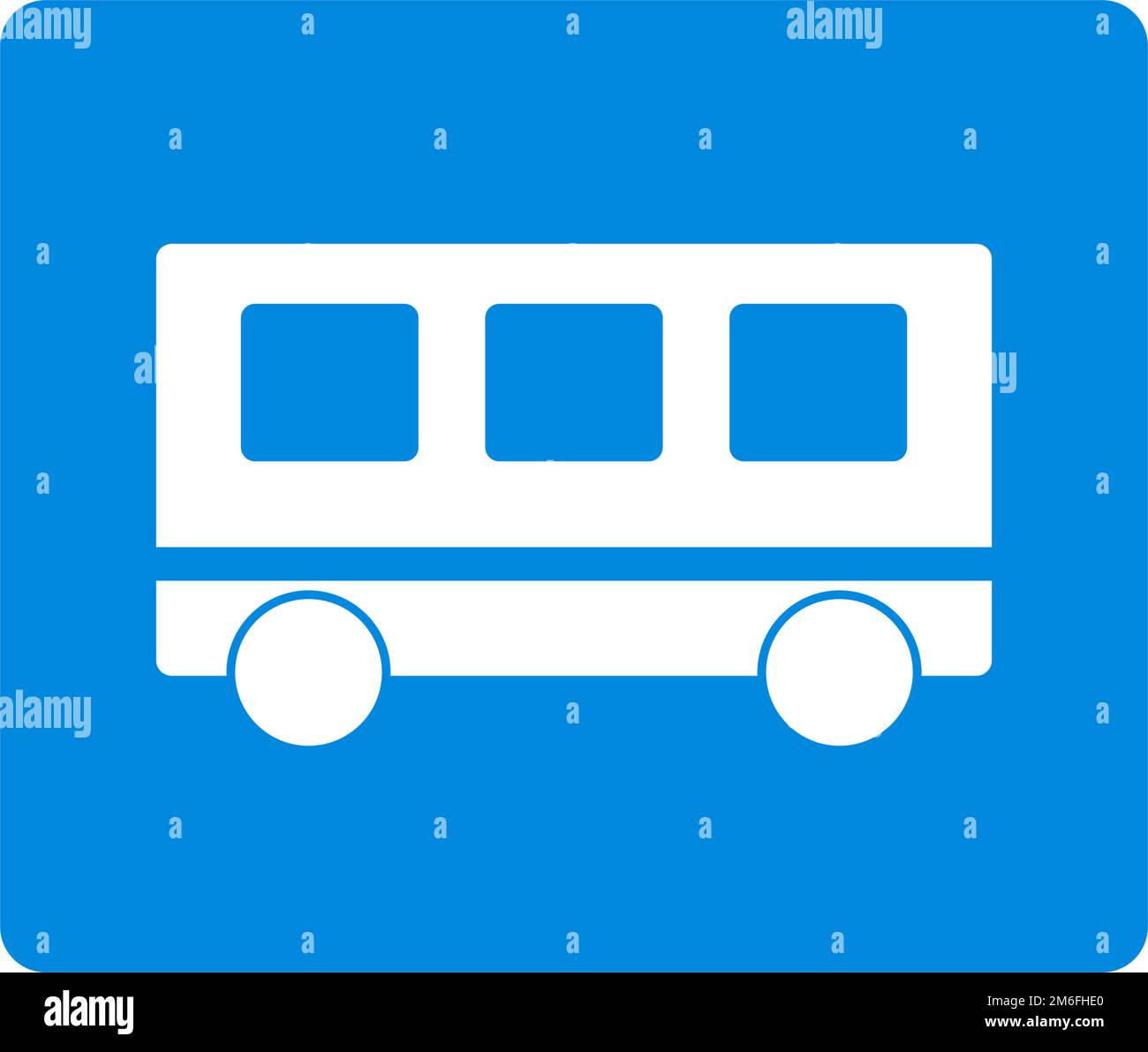 Bus route sign Cut Out Stock Images & Pictures - Alamy