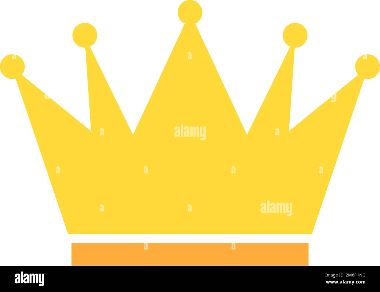 Crown icon. Ranking and winner icon. Editable vector Stock Vector Image ...