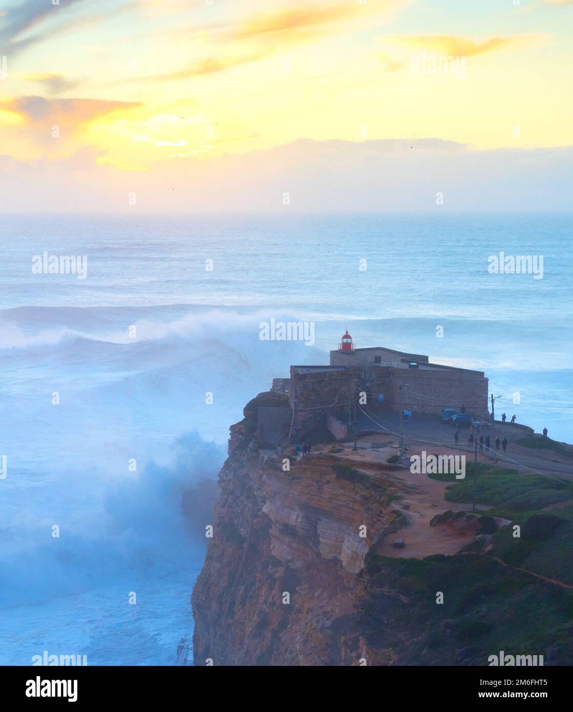 Nazare wave dusk hi-res stock photography and images - Alamy