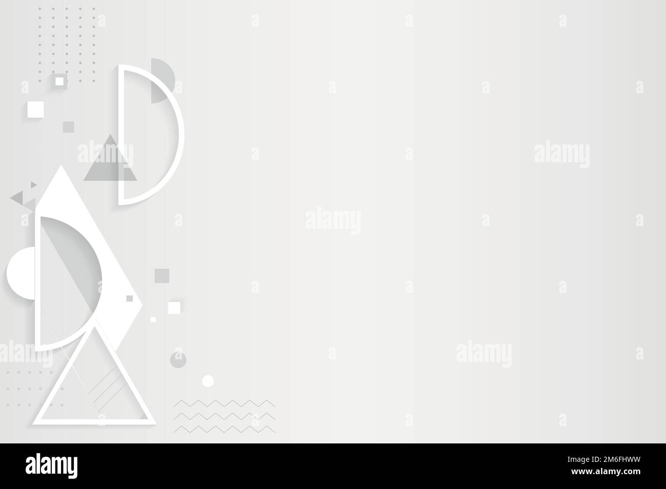 White abstract geometric background vector Stock Vector Image & Art - Alamy