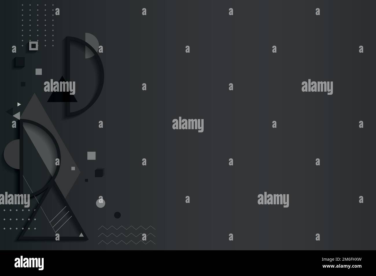 Dark gray abstract geometric background vector Stock Vector Image & Art ...