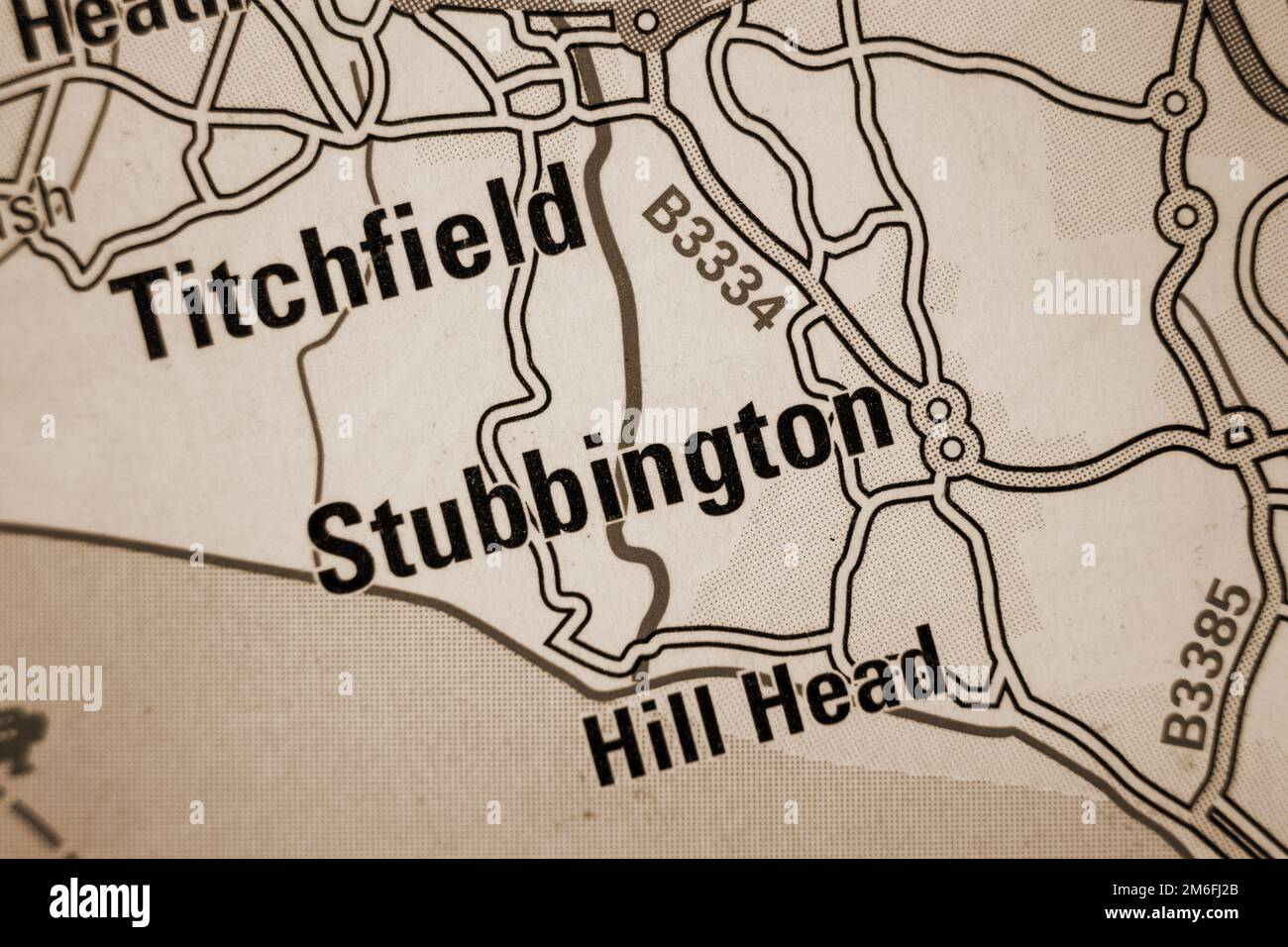 Stubbington map hi-res stock photography and images - Alamy