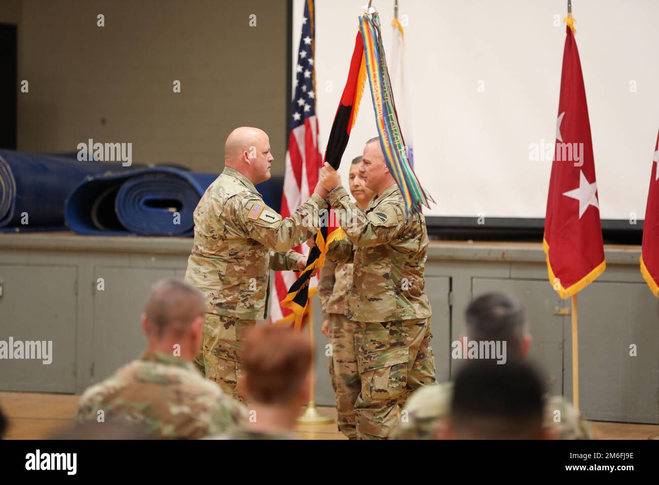 During the 78th Training Division's Assumption of Command Ceremony ...