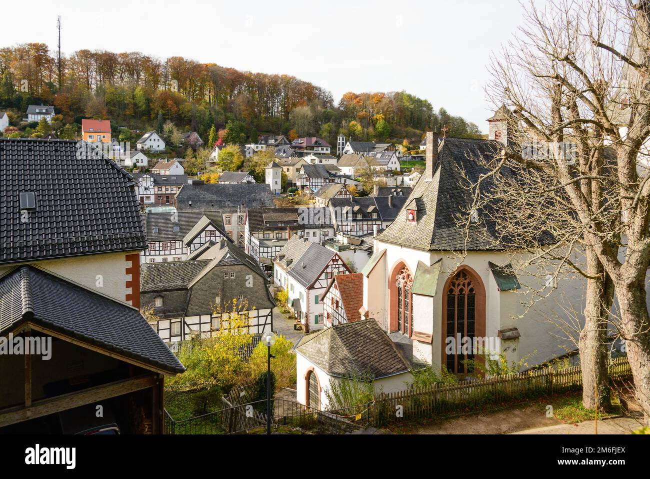 Historic town of Blankenheim in the Eifel, Germany Stock Photo - Alamy