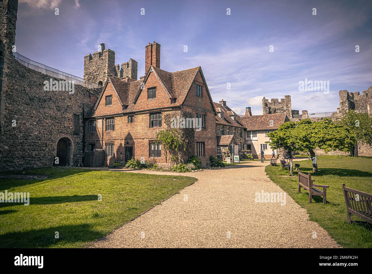 Framlingham - May 22 2022: Medieval Castle of Framlingham, England ...