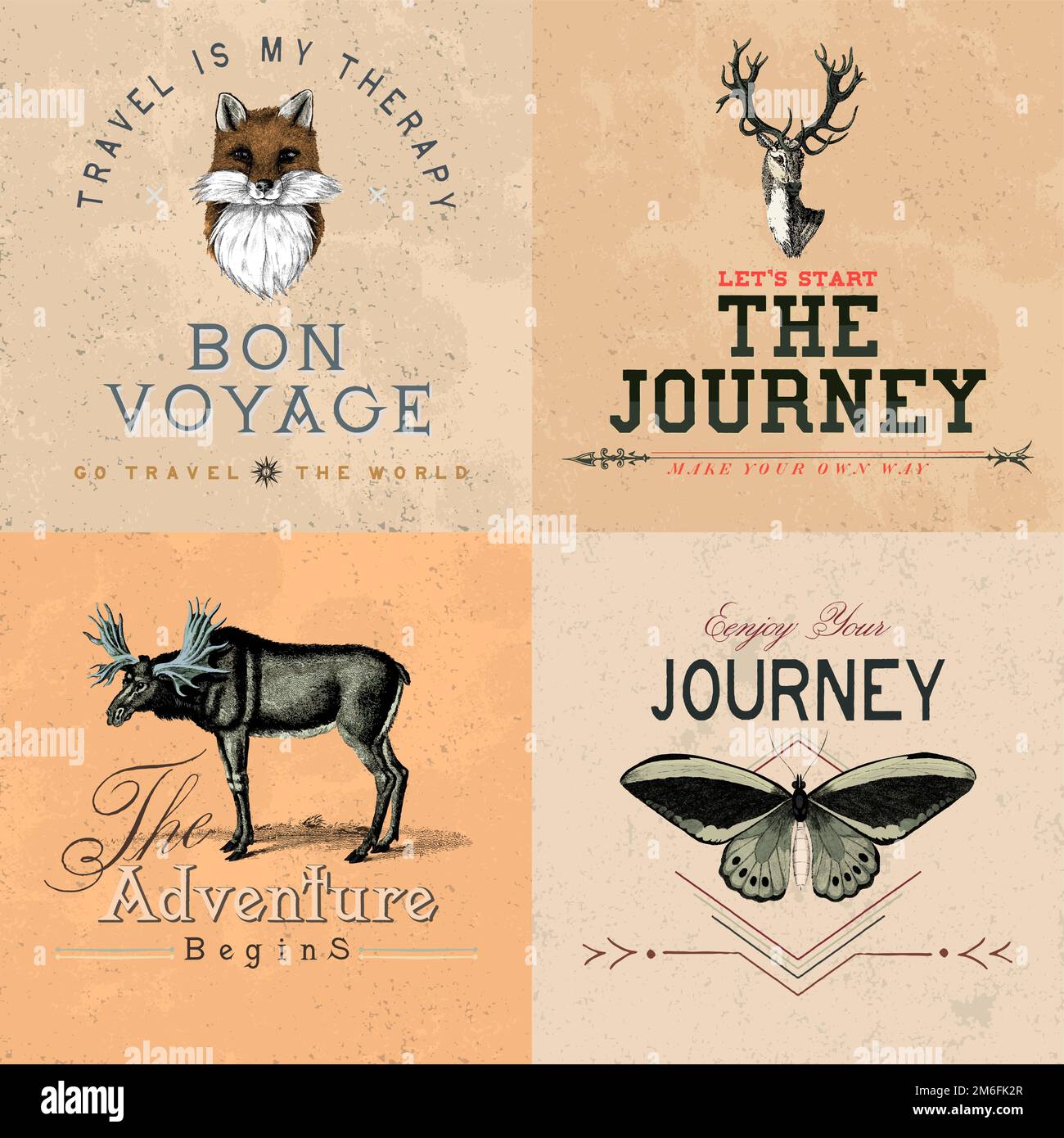 Collection of adventure logo design vectors Stock Vector Image & Art ...