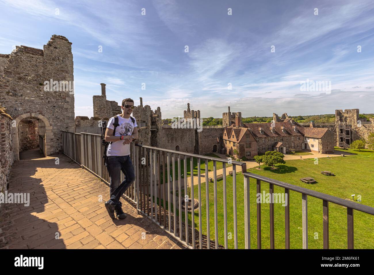 Framlingham - May 22 2022: Medieval Castle of Framlingham, England ...