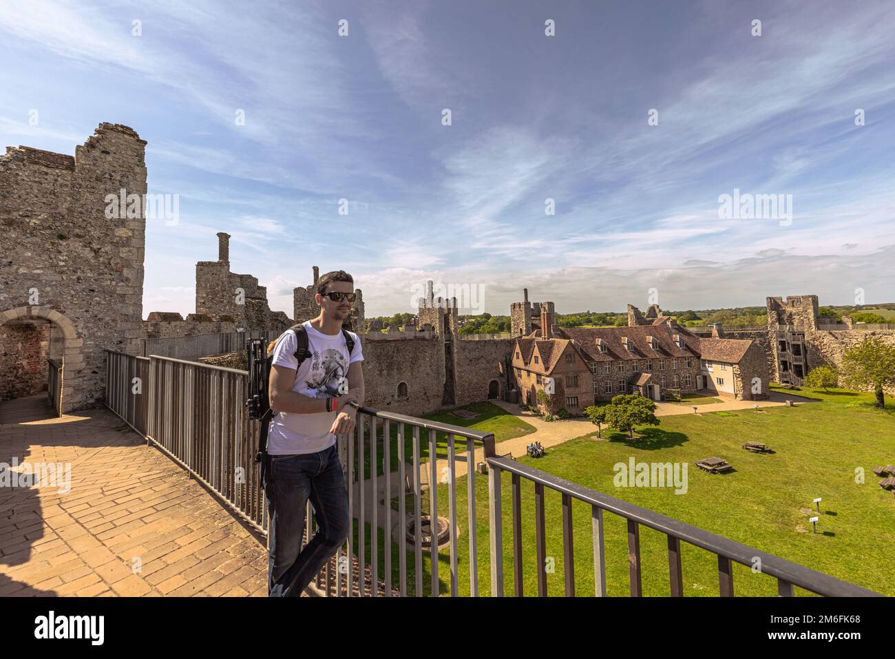 Framlingham - May 22 2022: Medieval Castle of Framlingham, England ...