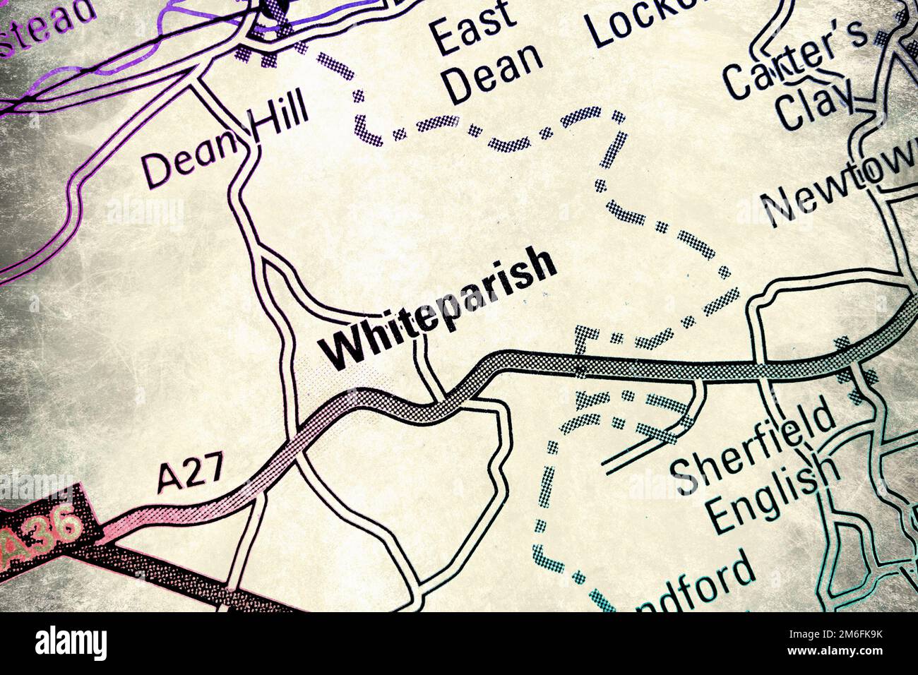 Whiteparish village, Hampshire, United Kingdom atlas map town name ...