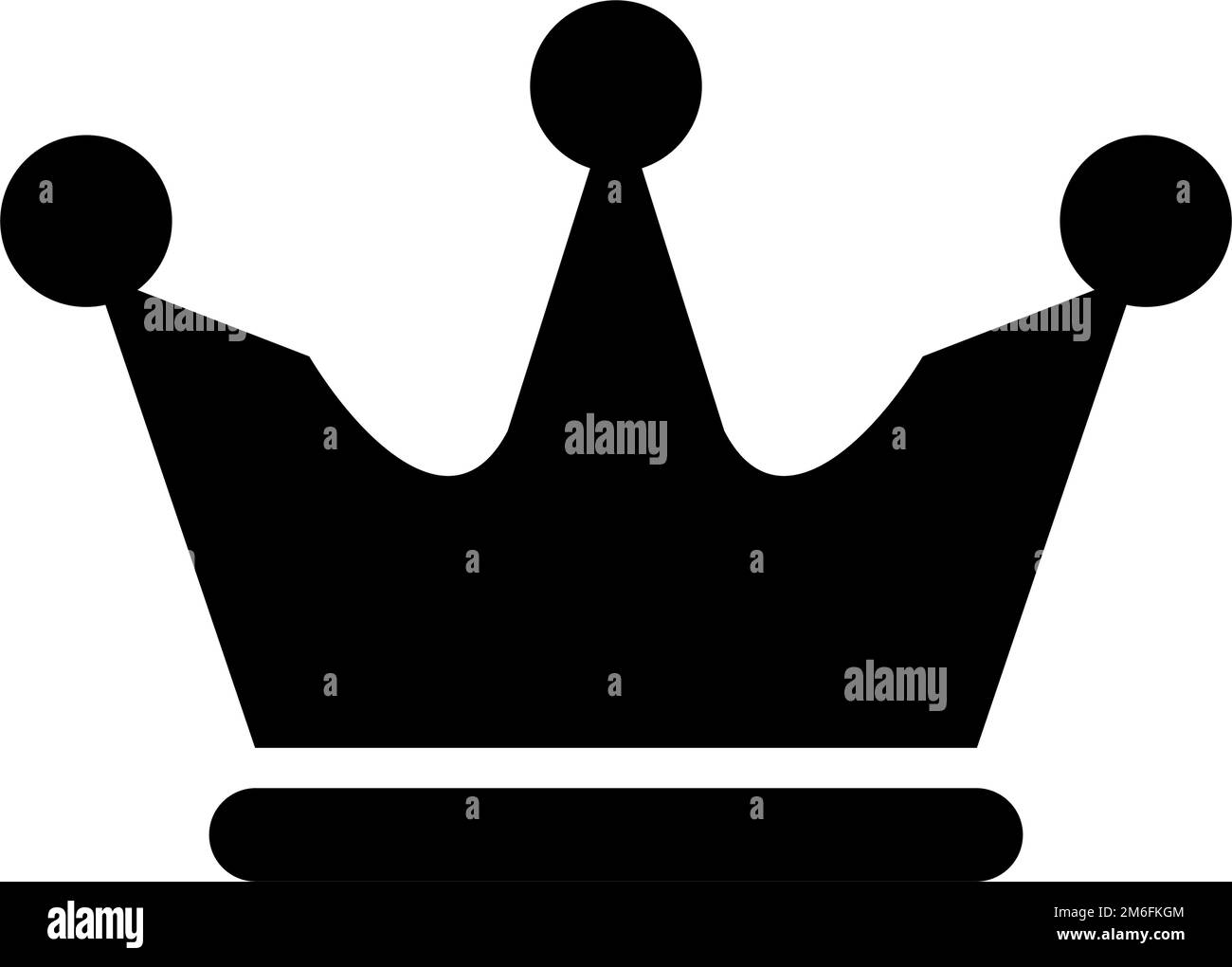 Crown icon. Symbol of the King. Editable vector Stock Vector Image ...