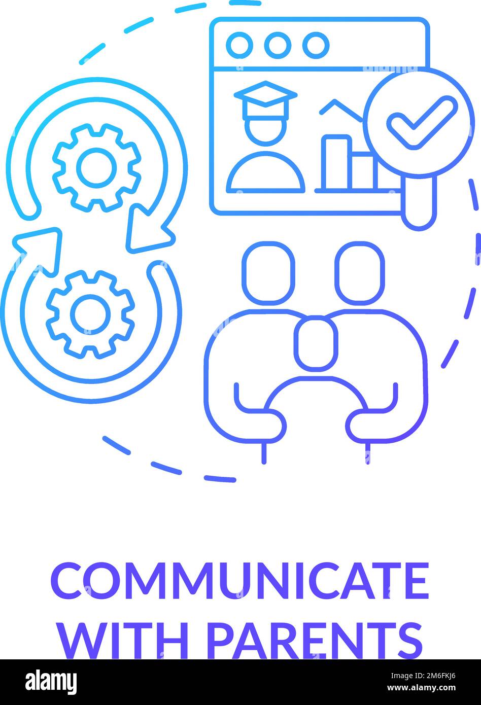 Communicate parents Stock Vector Images - Alamy