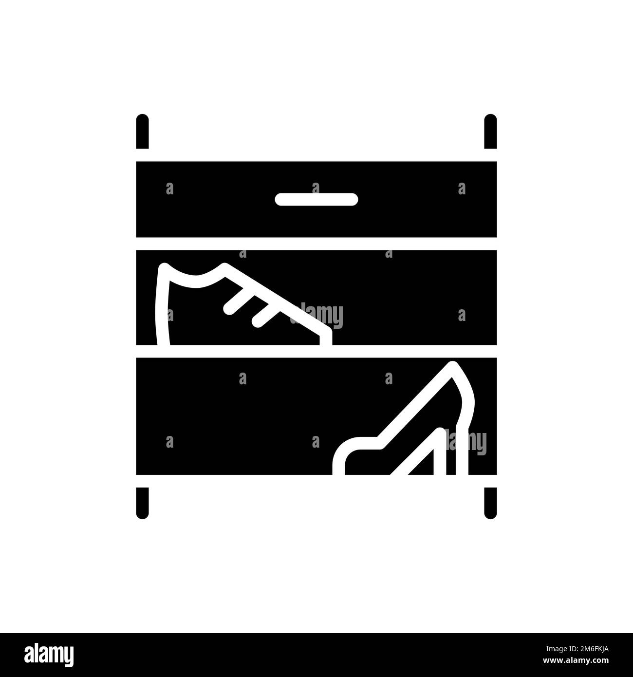 Shoe rack Stock Vector Images - Alamy