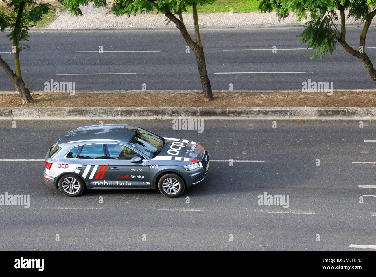 The Road assistance vehicle of the company ACP Automovel Clube de ...